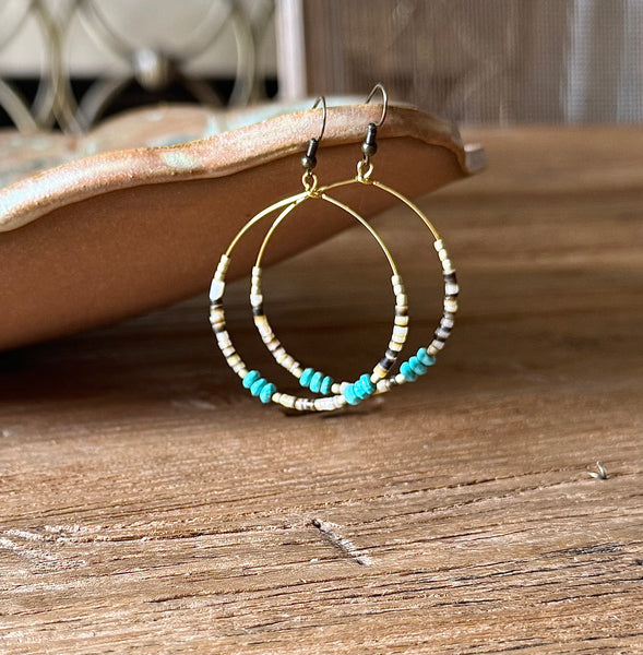 Harmony Hoop Earrings – Funky Trunk Vintage Designs
